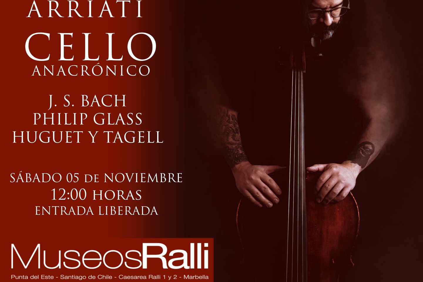 Concierto “Cello Anacrónico” por Ramón Poveda Arriati - Registro de ...